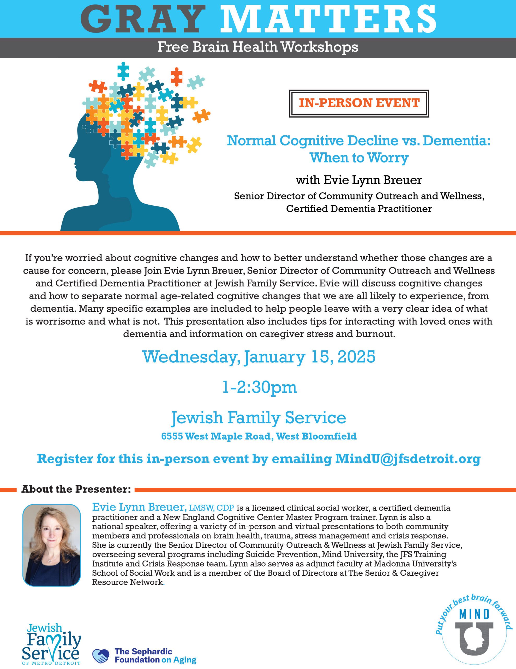 Cognitive Wellness (Mind University) - Jewish Family Service of Metro ...